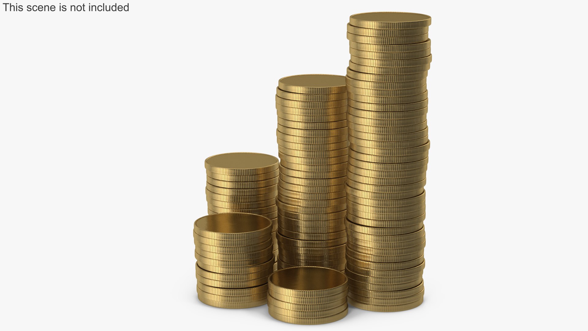 Gold Coin Model - TurboSquid 1932410