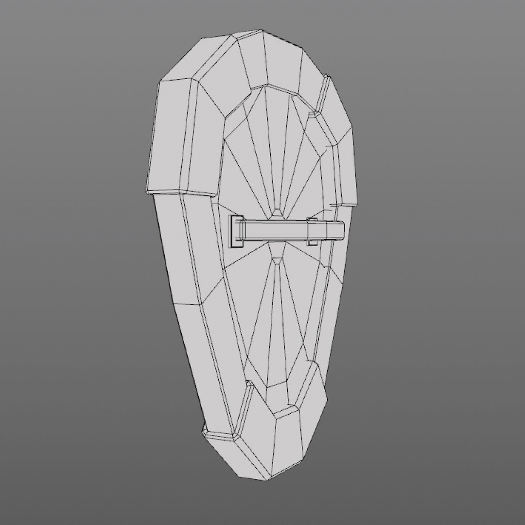 Cartoon Skeleton Shield 3D Model - TurboSquid 1403619