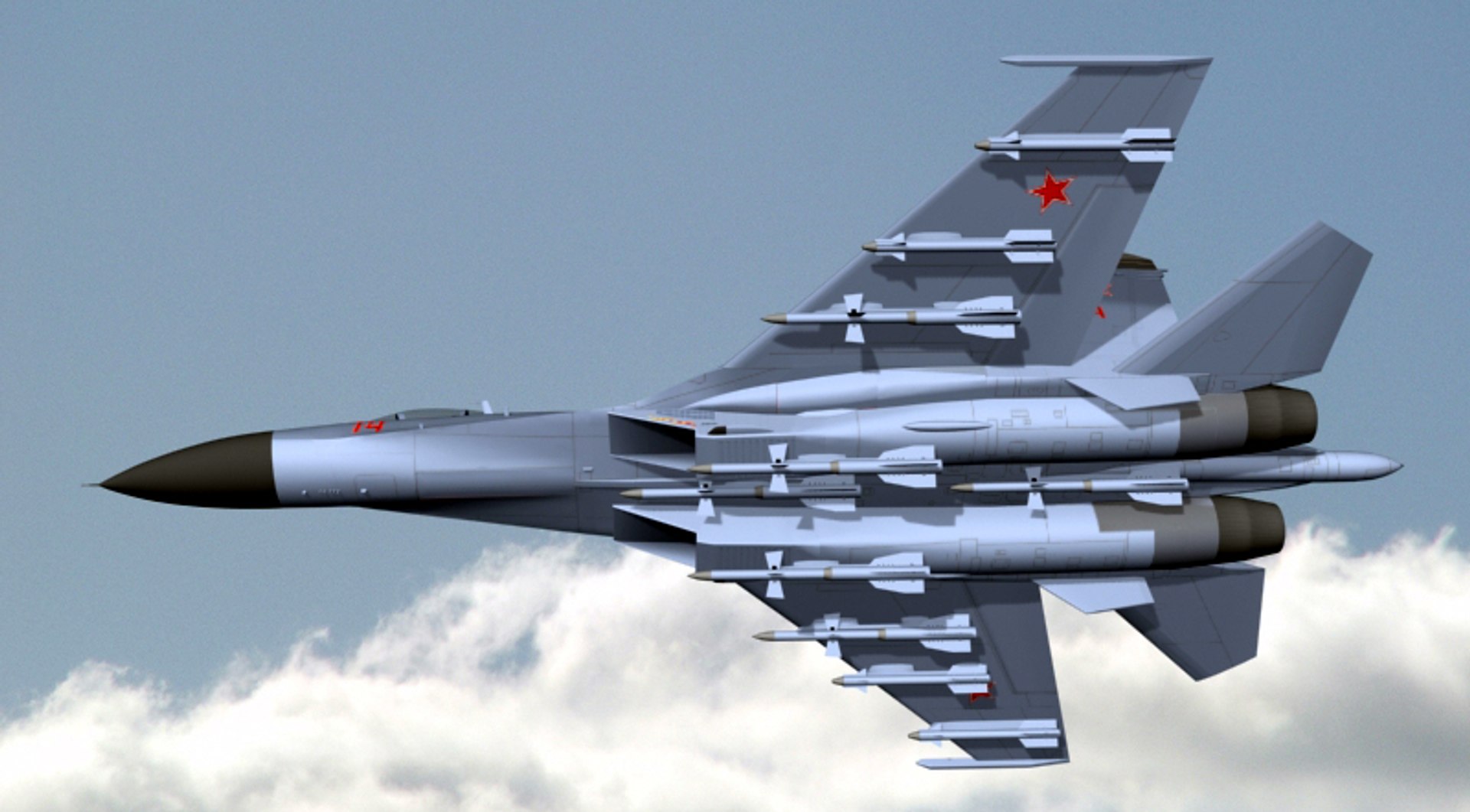 Sukhoi Russian Vympel 3d Model