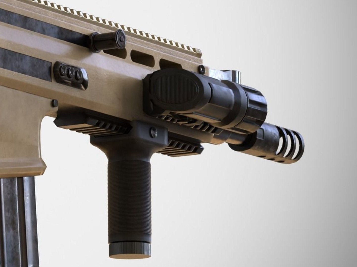 3D Rail Attachments Pack - Laser Sights - Flash Lights - PBR - Weapon ...