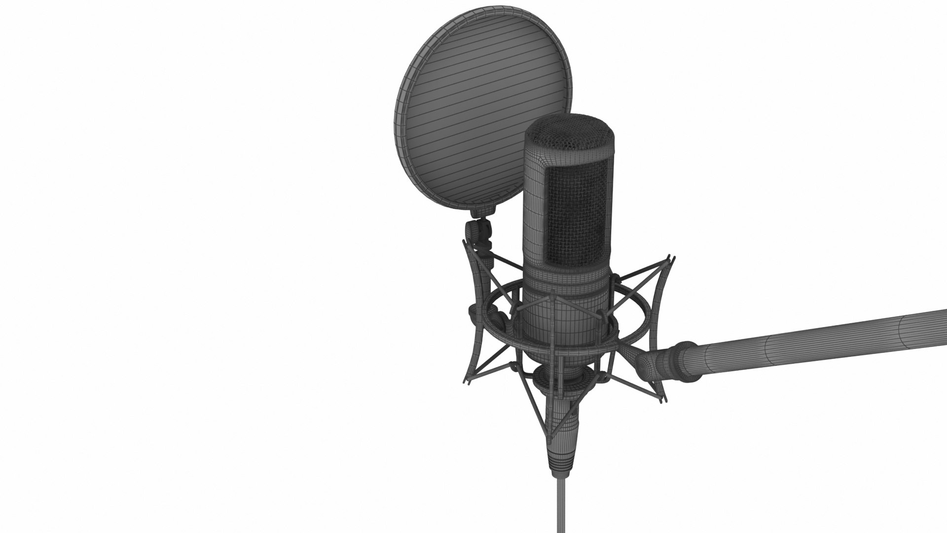 3D Microphone 3 Stand 2 - TurboSquid 1867482