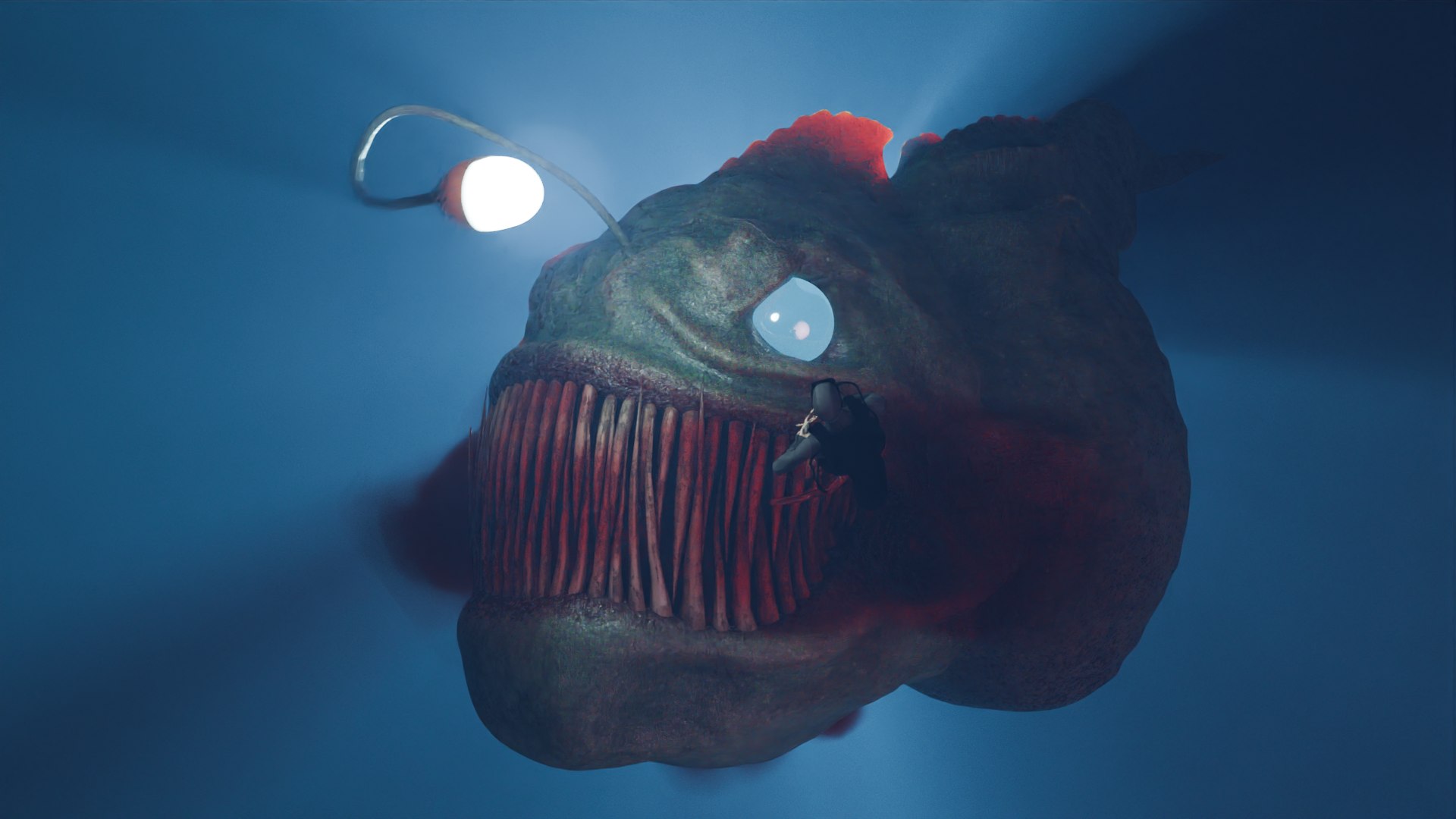 3D Model Angler Fish Rigged-stylized - TurboSquid 2291319