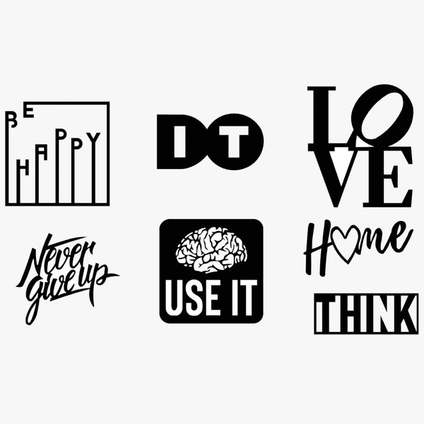 modelo 3d Posters series Word - TurboSquid 1964202