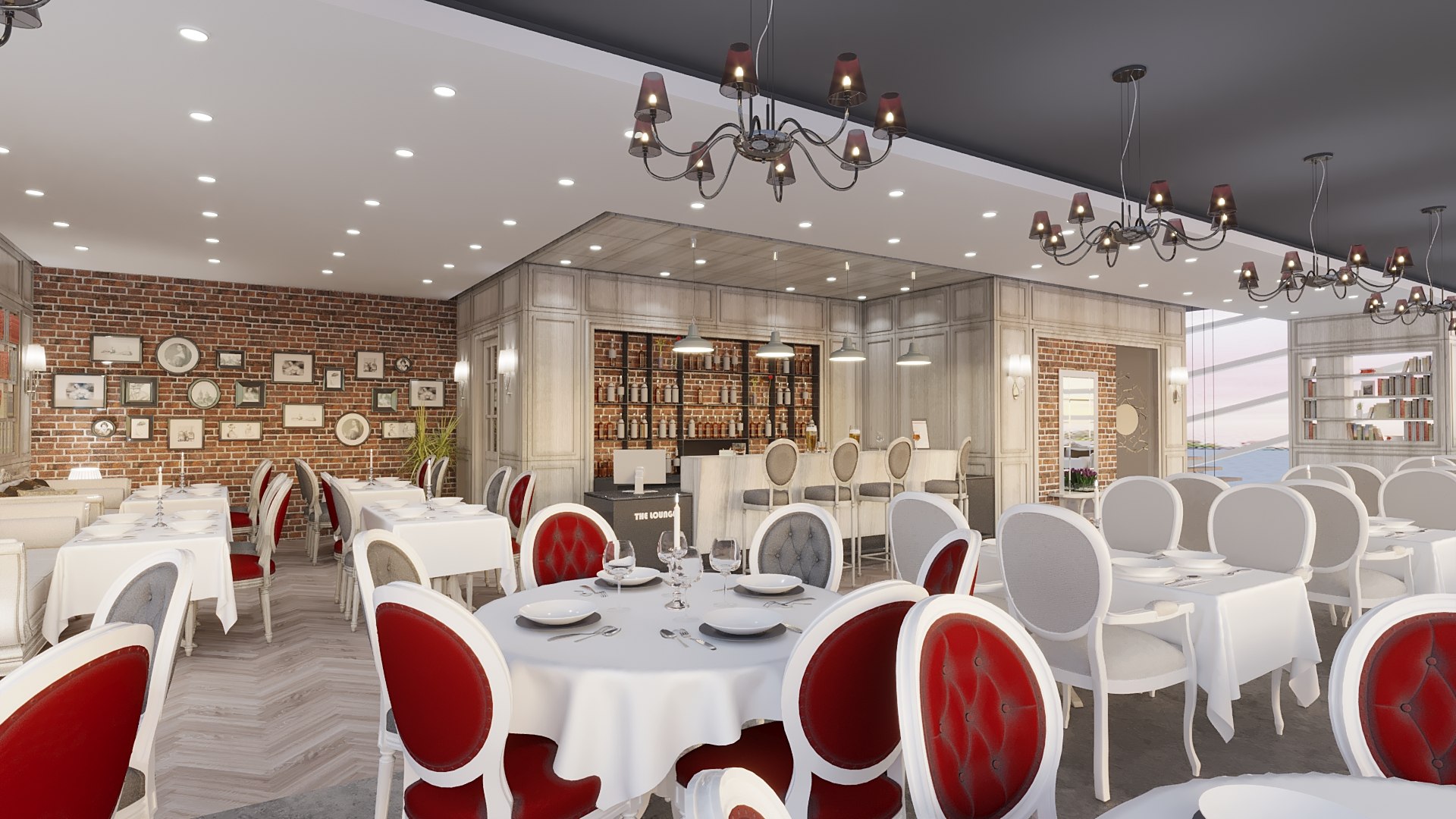 Second Floor Lounge 02 3D Model - TurboSquid 2099100