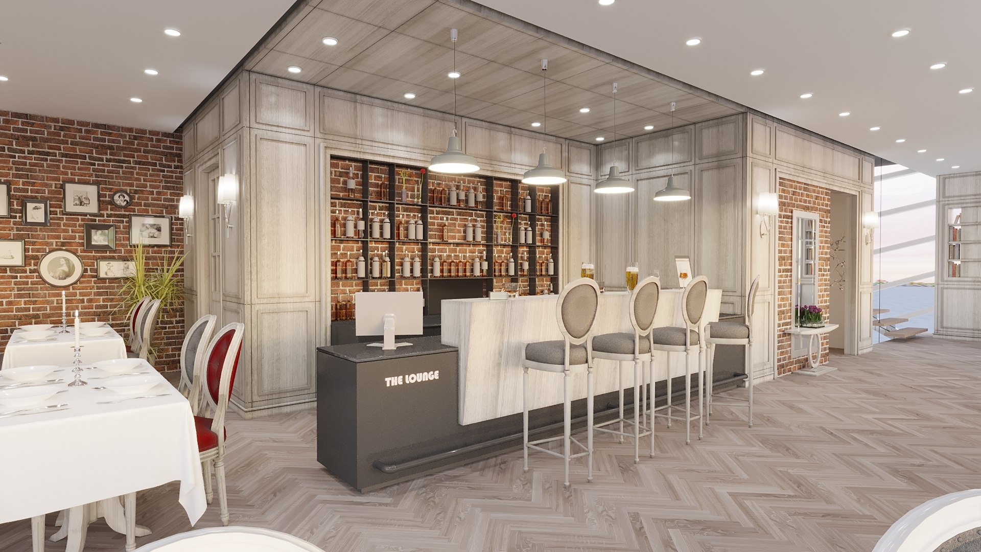 Second Floor Lounge 02 3D Model - TurboSquid 2099100