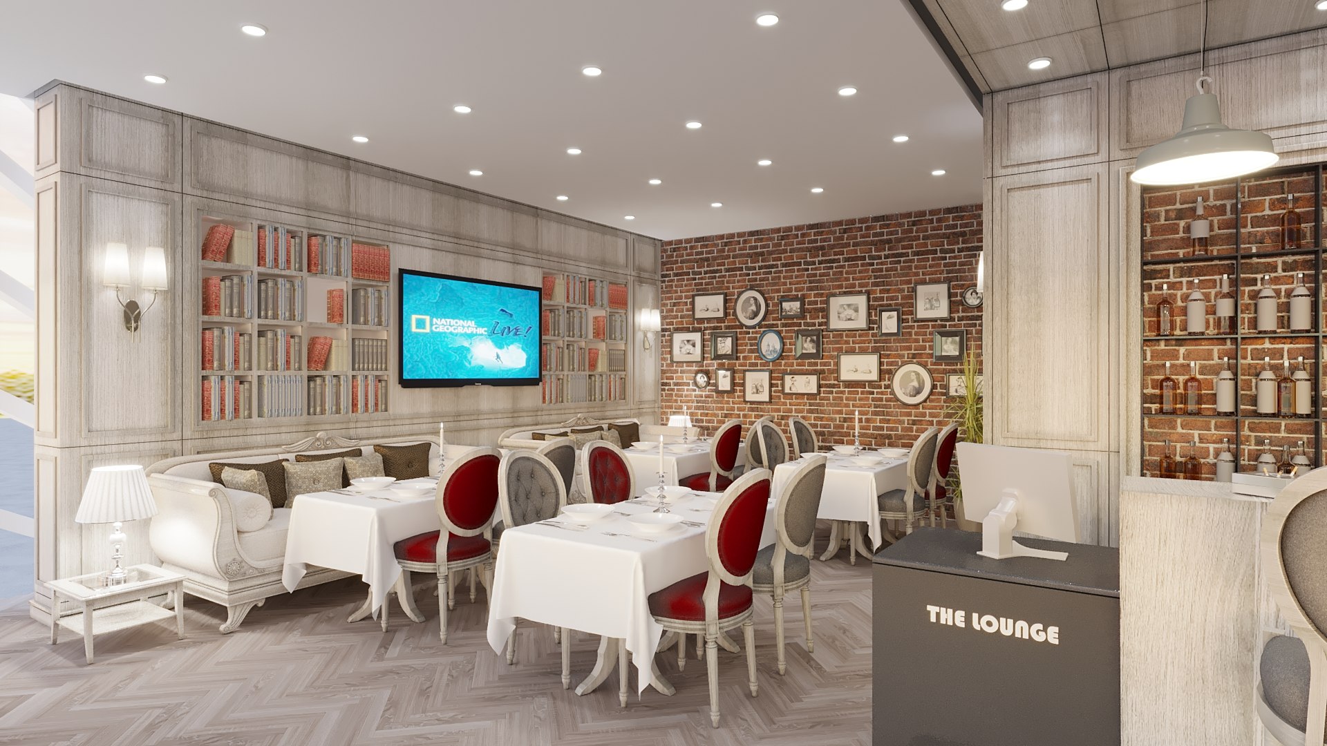 Second Floor Lounge 02 3D Model - TurboSquid 2099100