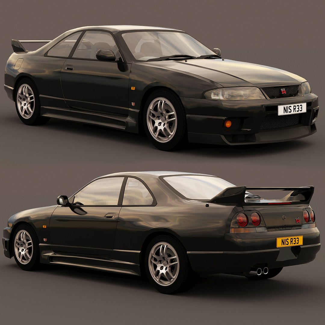 3D Nissan Skyline R33 Gt-r V-spec 1997 Model - TurboSquid 2217153