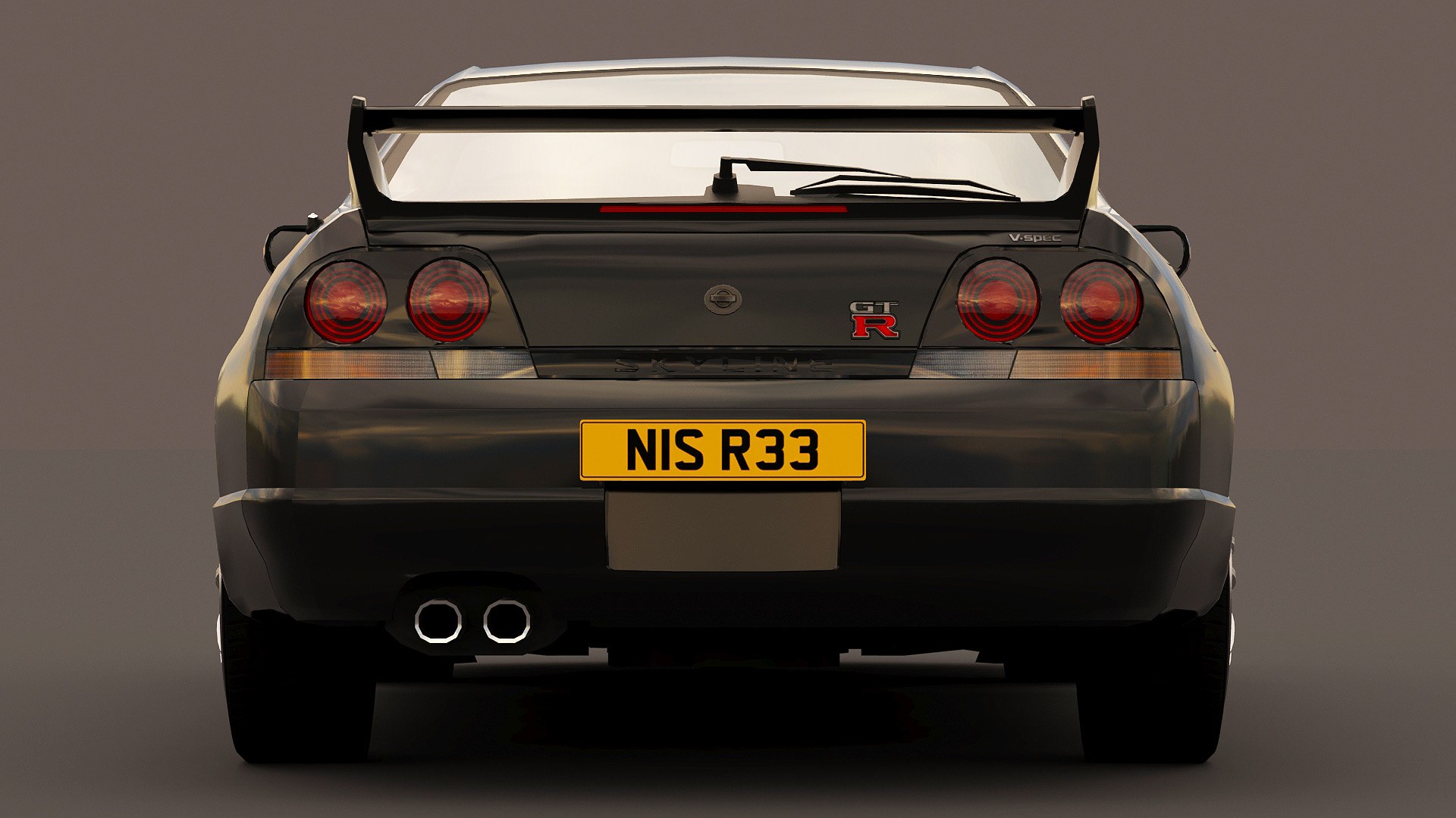 3D Nissan Skyline R33 Gt-r V-spec 1997 Model - TurboSquid 2217153
