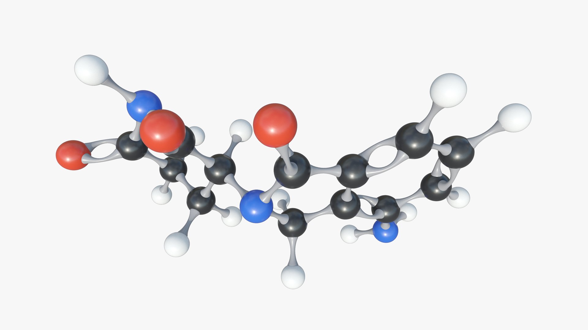 Lenalidomide Molecule With PBR 4K 8K 3D Model - TurboSquid 1944325