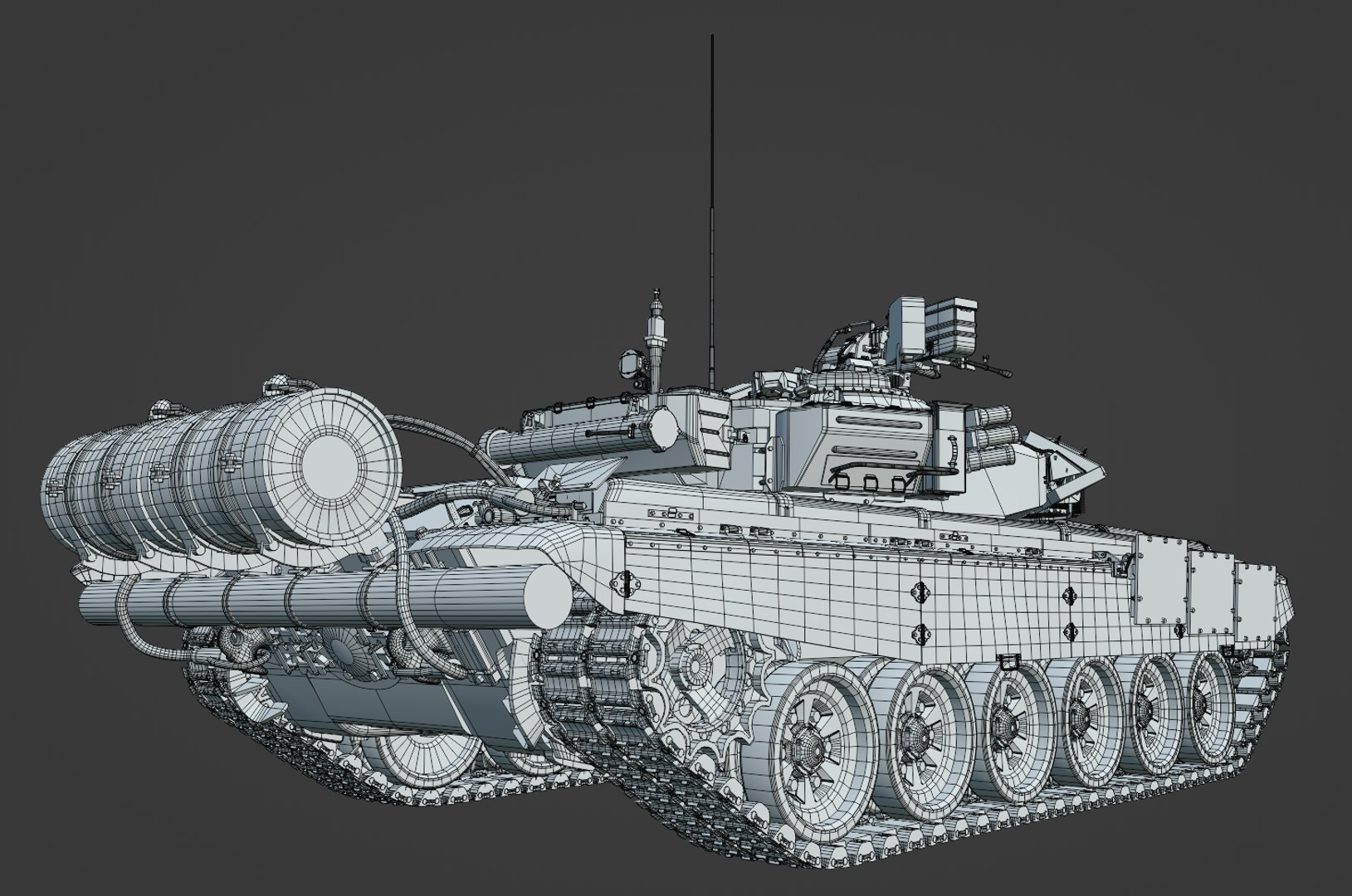 3D Tank T-90A - TurboSquid 1986541