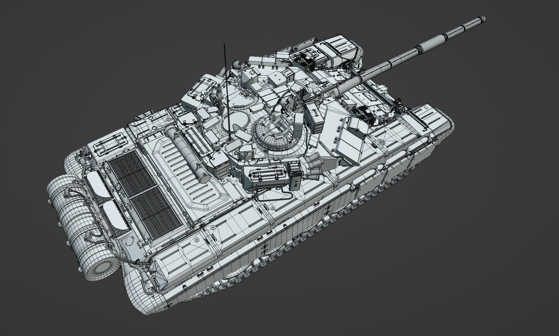 3D Tank T-90A - TurboSquid 1986541