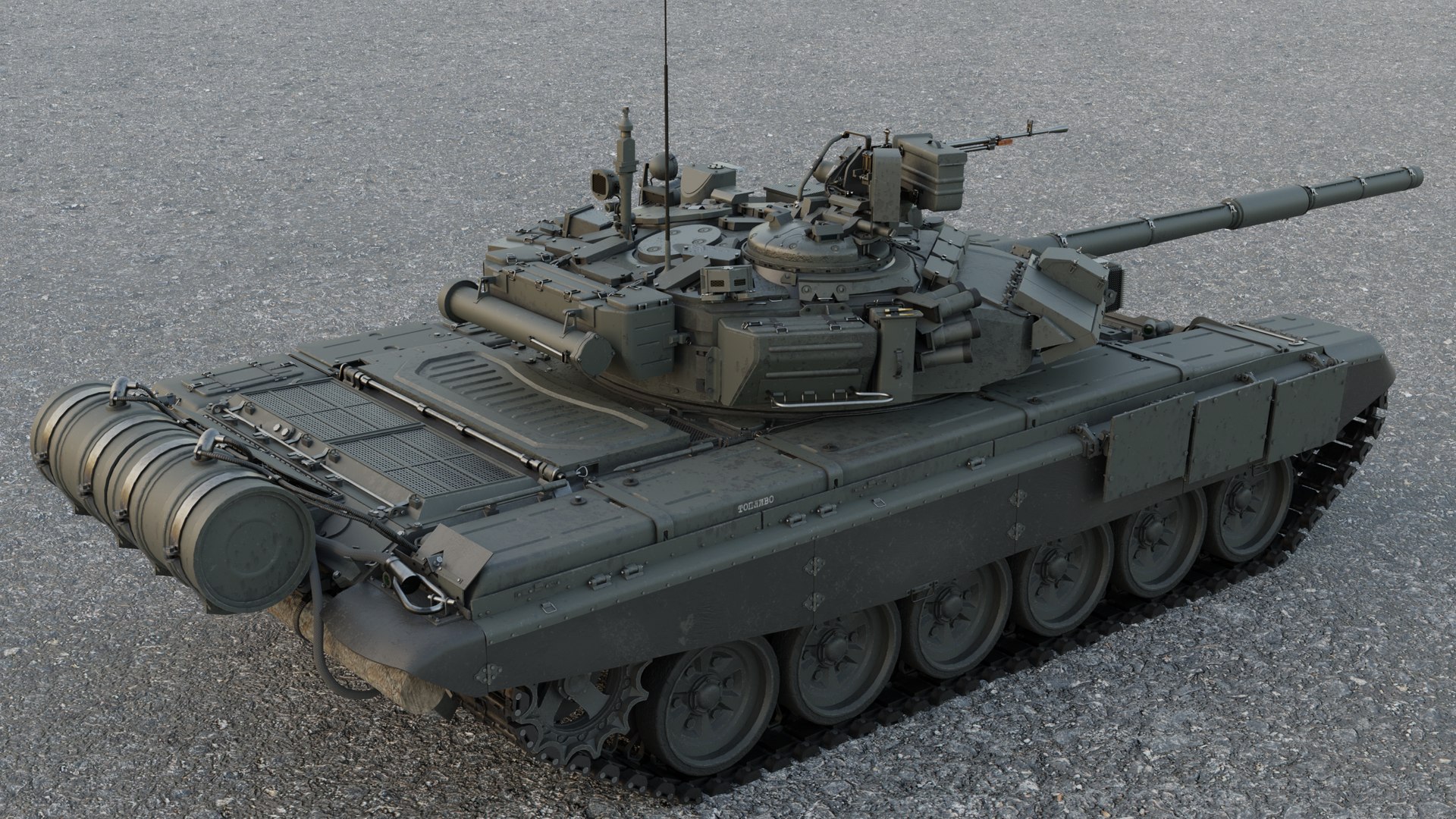 3D Tank T-90A - TurboSquid 1986541