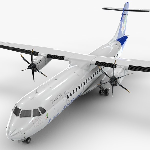modelo 3d ATR 72 LAO AIRLINES L2024 - TurboSquid 2097364
