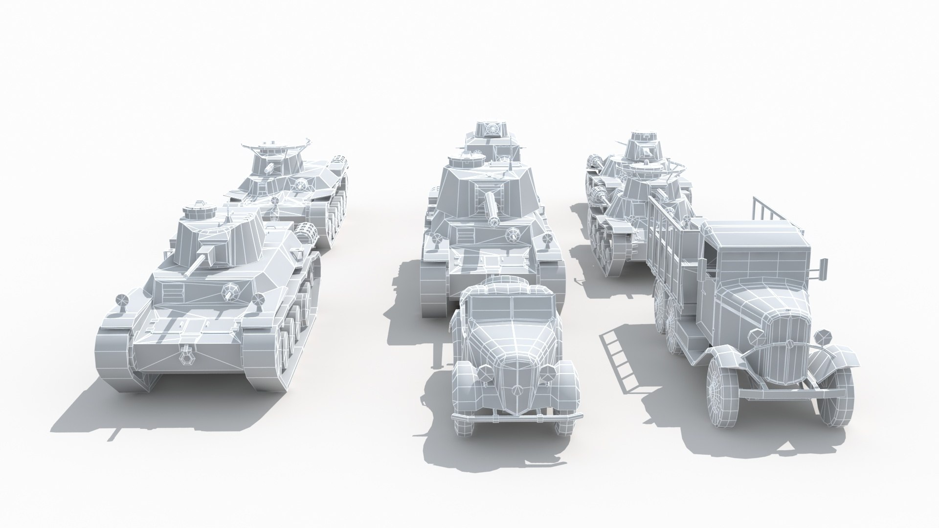 3D Japanese World War II Tanks 2 - TurboSquid 2123426