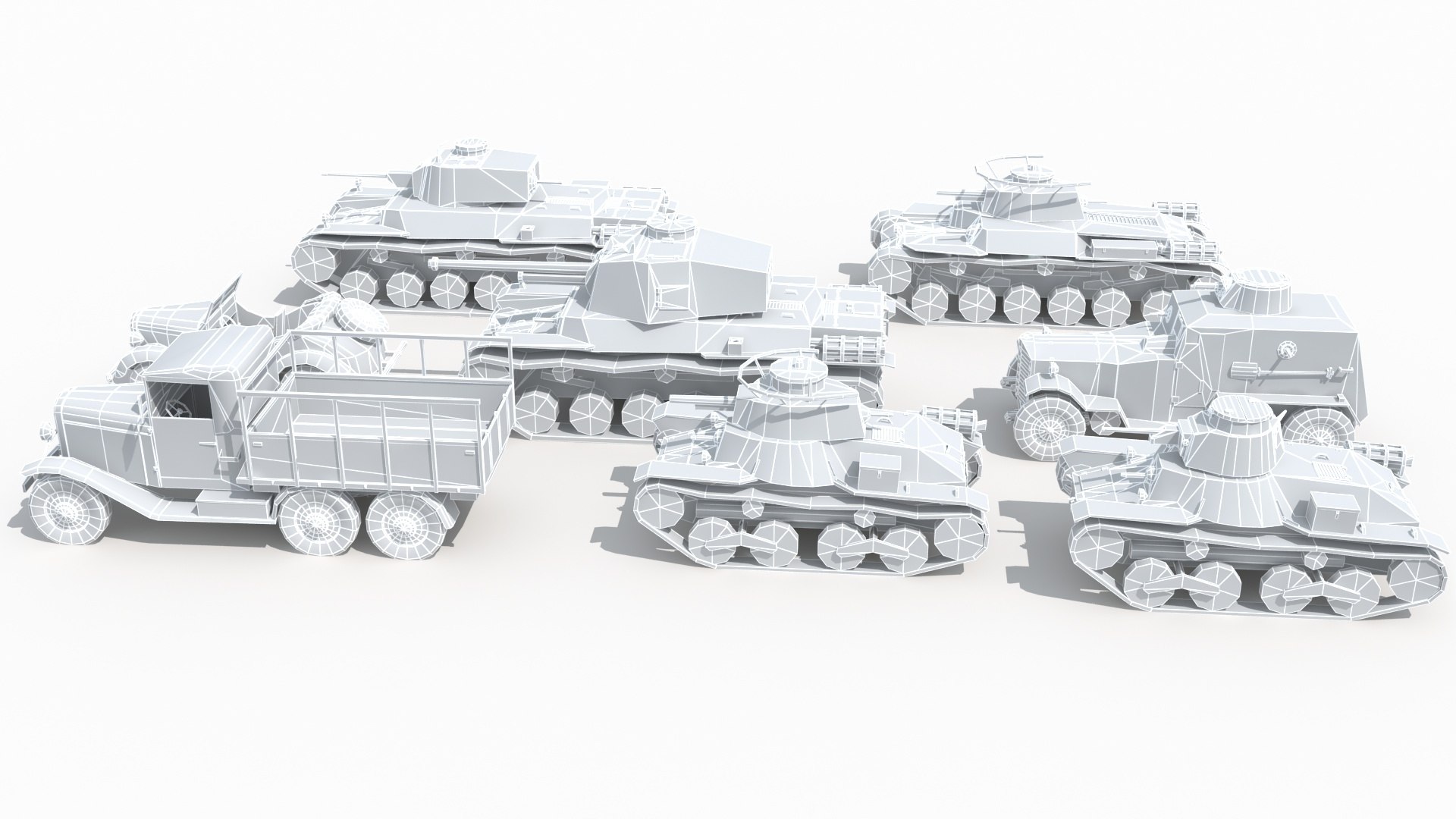 3D Japanese World War II Tanks 2 - TurboSquid 2123426