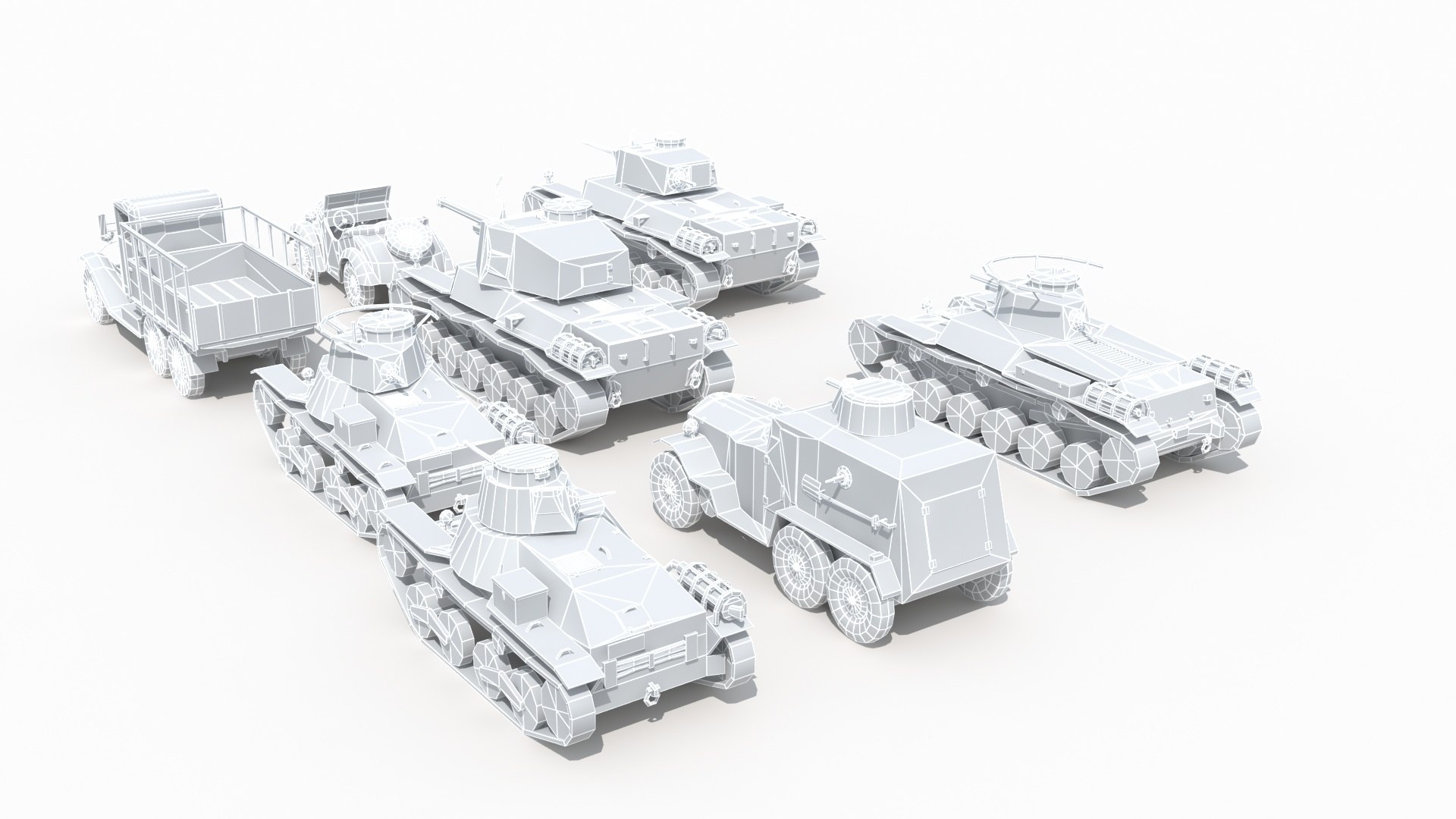 3D Japanese World War II Tanks 2 - TurboSquid 2123426