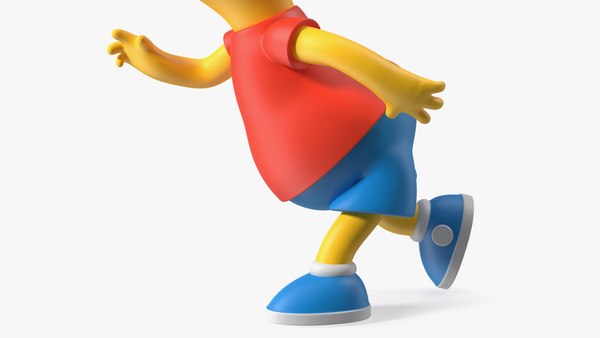 Bart Simpson Running Pose 3D - TurboSquid 1958190