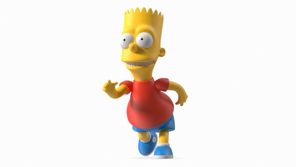Bart Simpson Running Pose 3D - TurboSquid 1958190