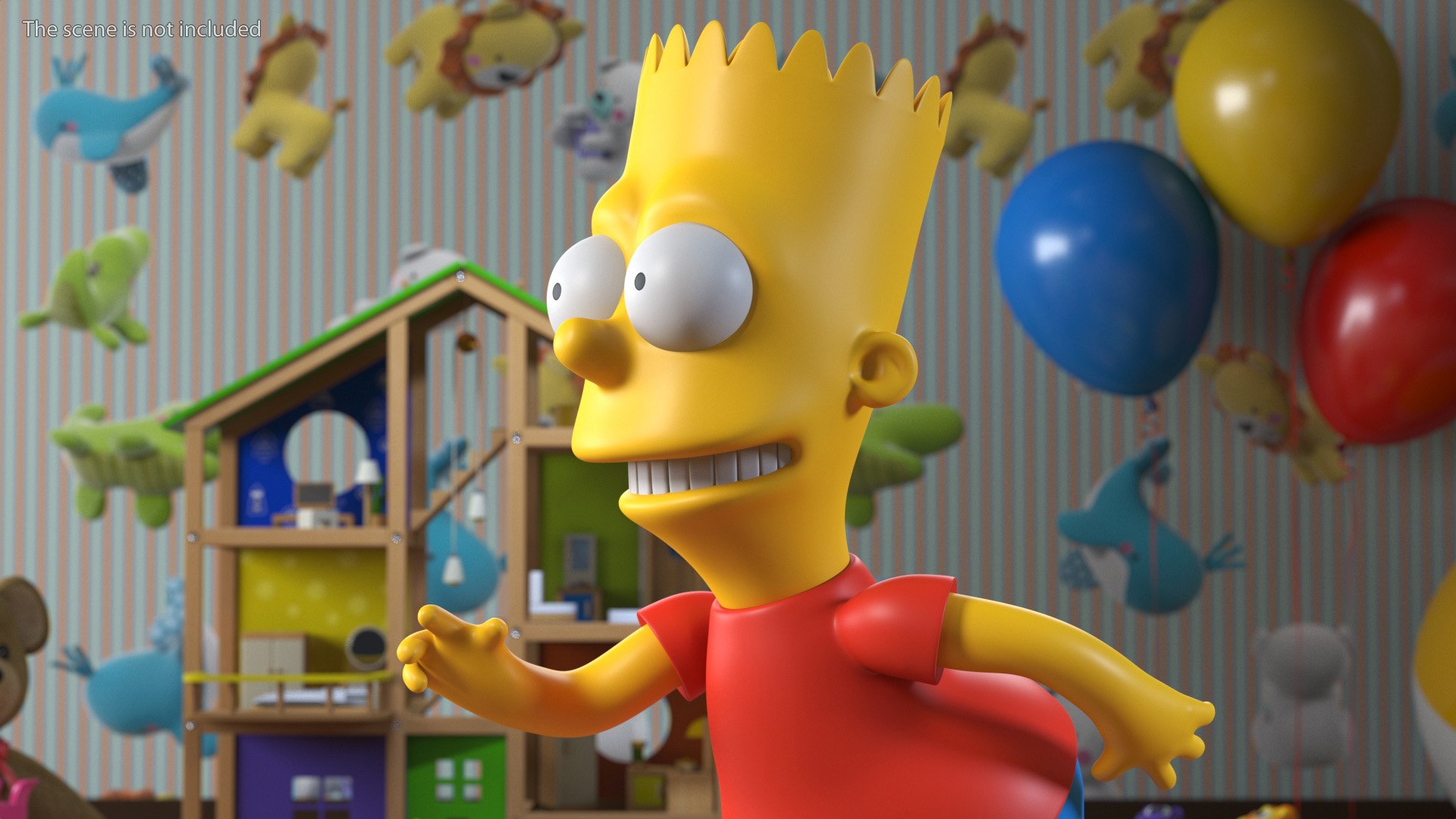 Bart Simpson Running Pose 3D - TurboSquid 1958190