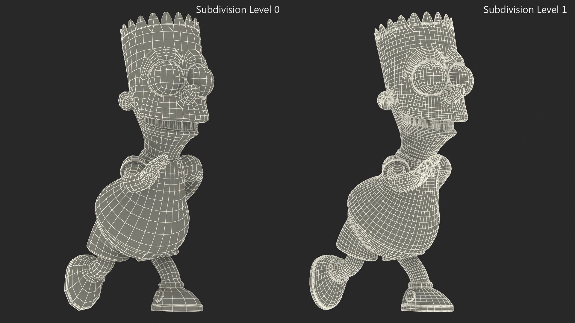 Bart Simpson Running Pose 3D - TurboSquid 1958190