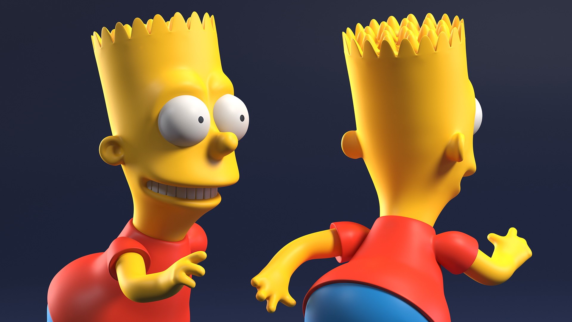 Bart Simpson Running Pose 3D - TurboSquid 1958190
