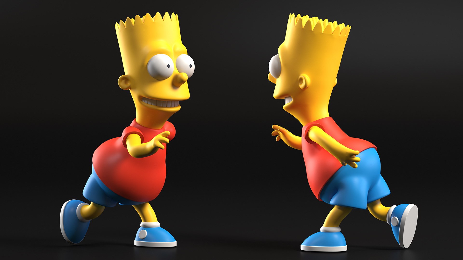 Bart Simpson Running Pose 3D - TurboSquid 1958190