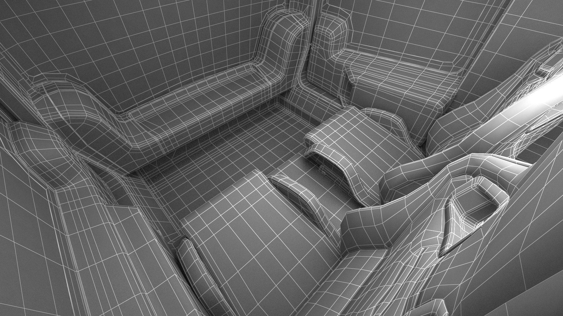 Snowbound Arctica Vehicle Red Simple Interior Model - TurboSquid 2135040