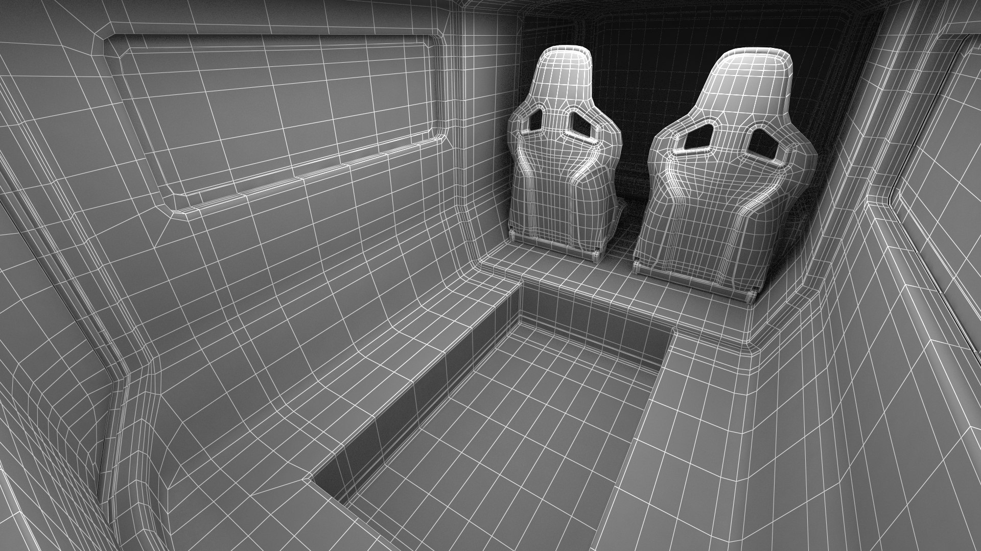 Snowbound Arctica Vehicle Red Simple Interior Model - TurboSquid 2135040