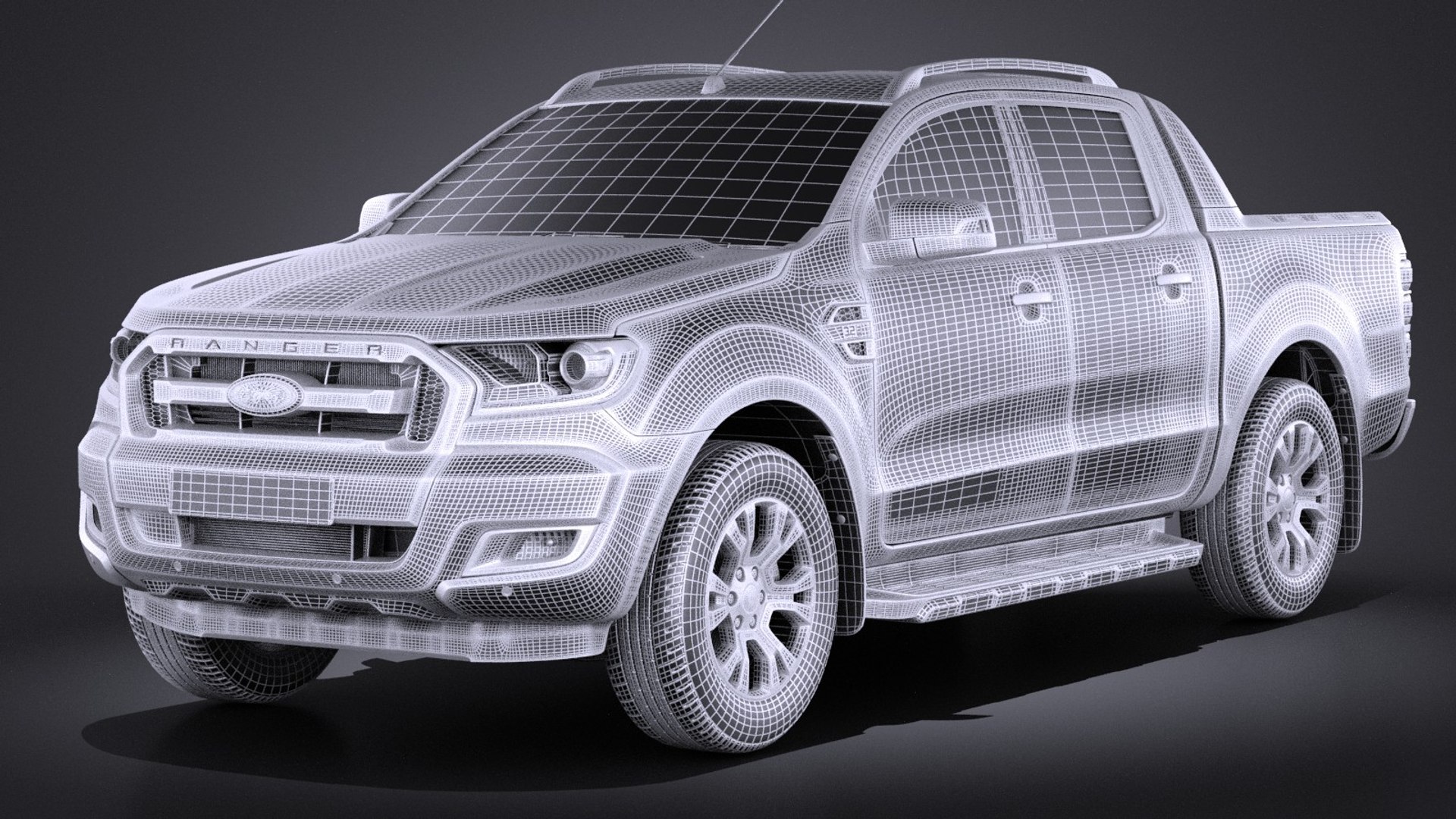 Ranger Wildtrak 2017 3ds