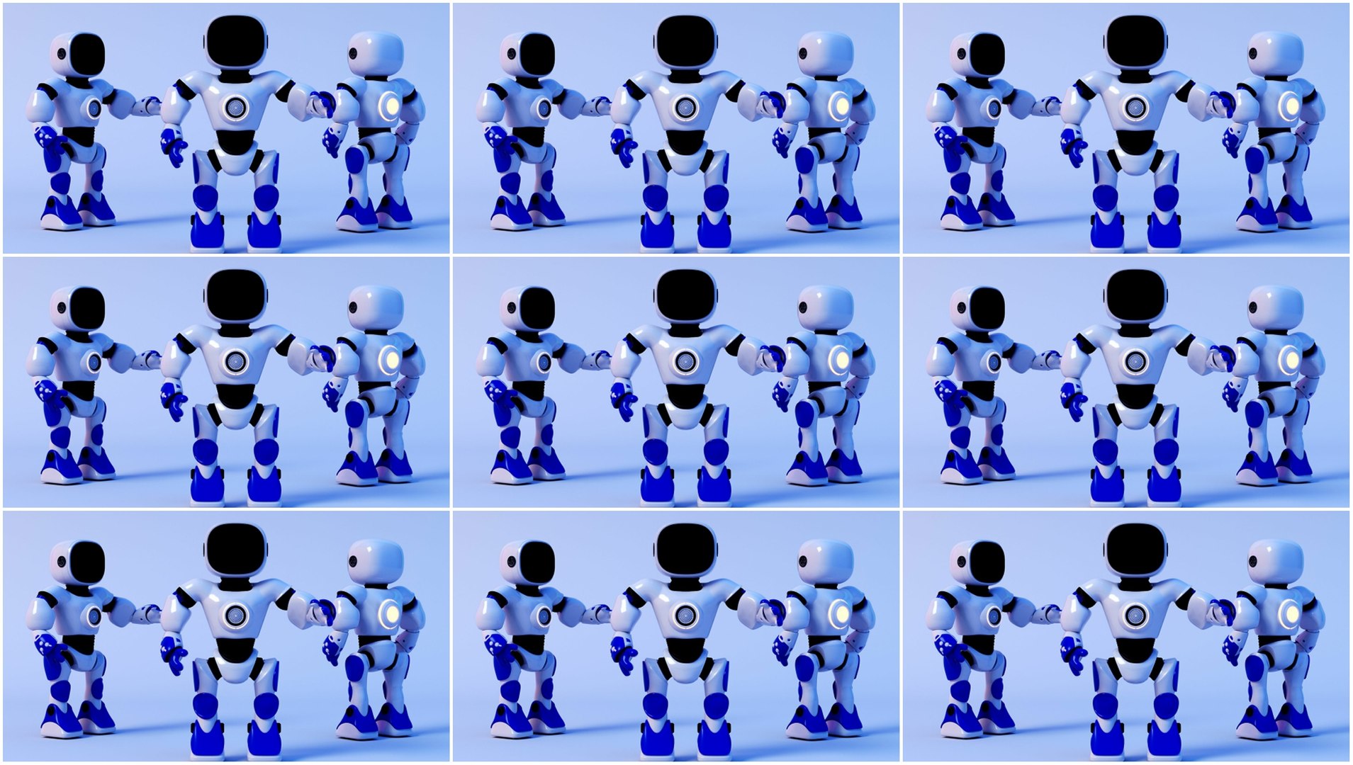 3D Model Small Robot Intelligent Robot AI Robot Cute Robot Cartoon ...