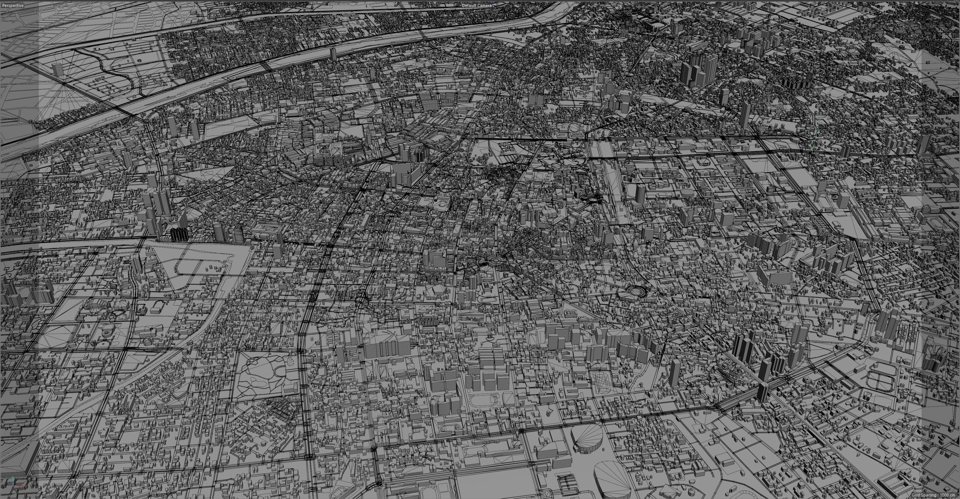 3D City Area Building Model - TurboSquid 1669319