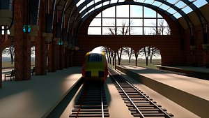 Free Passenger Train 3D Models for Download | TurboSquid