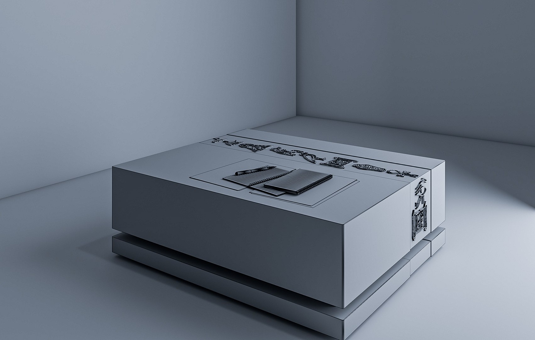 Pharaonic Table 3D Model - TurboSquid 2053813