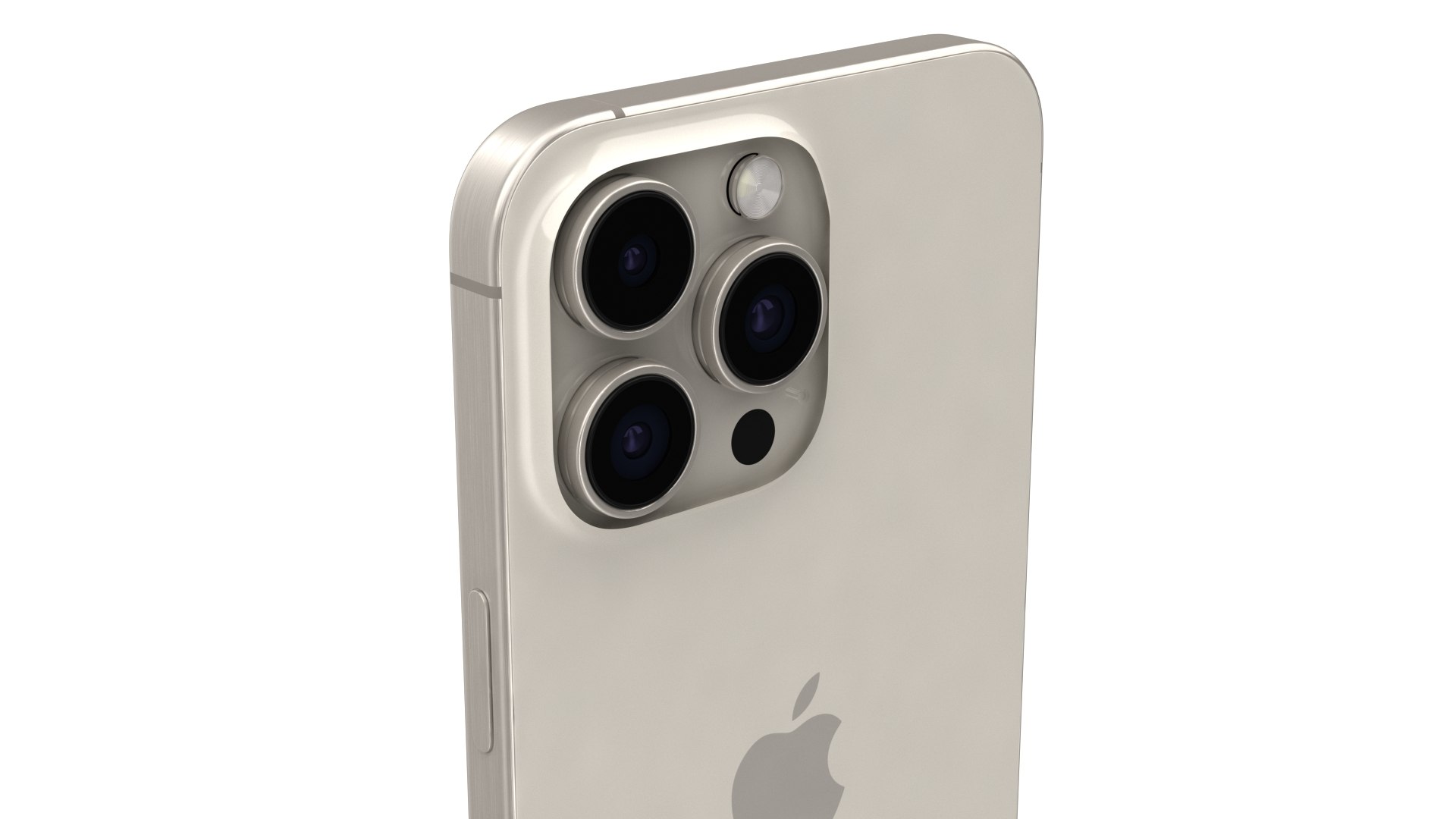 3D Apple IPhone 15 Pro Max Natural Titanium Model - TurboSquid 2128034
