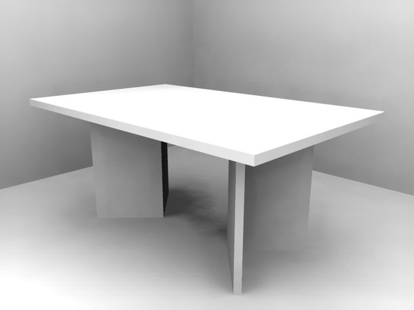 3d table office livingroom model