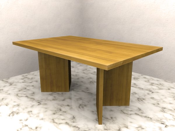 3d table office livingroom model