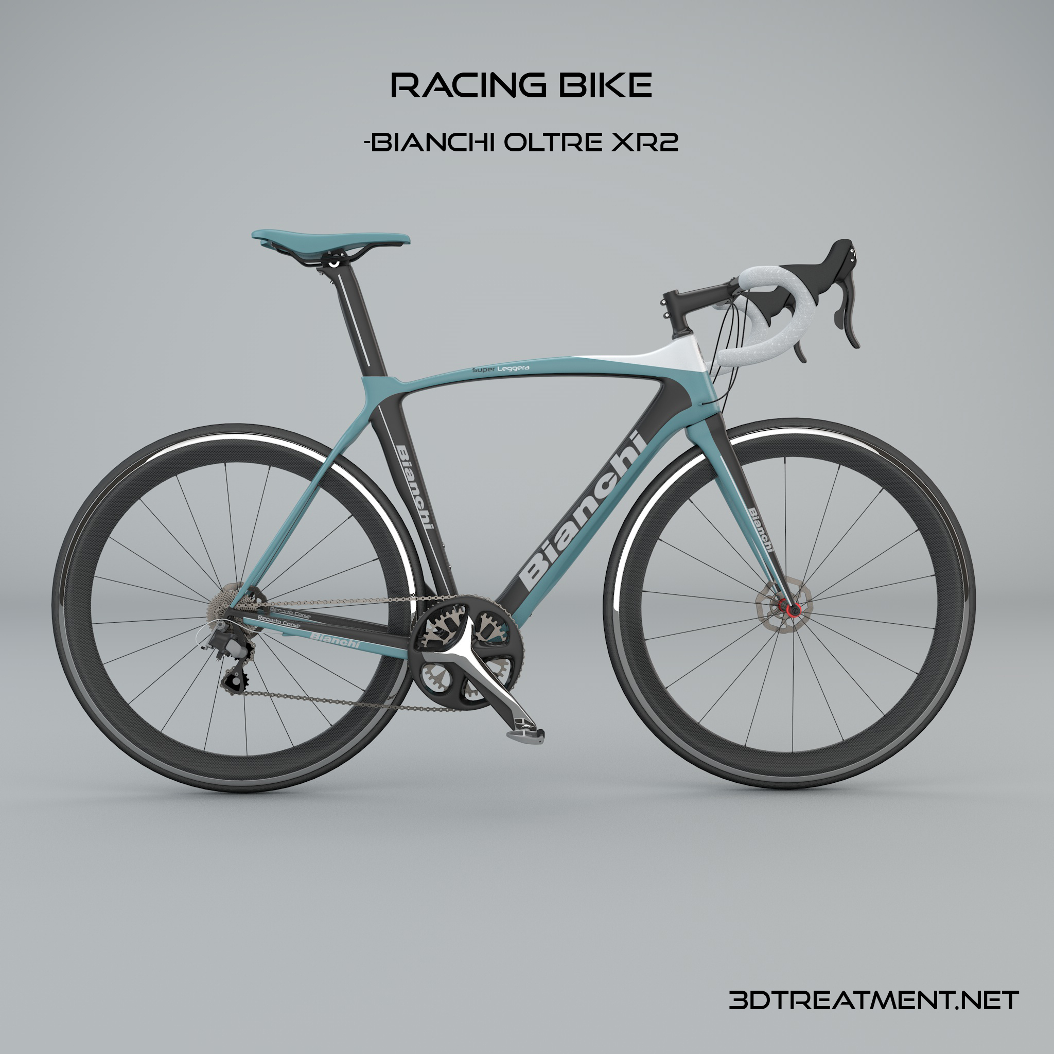 3d model racing bike