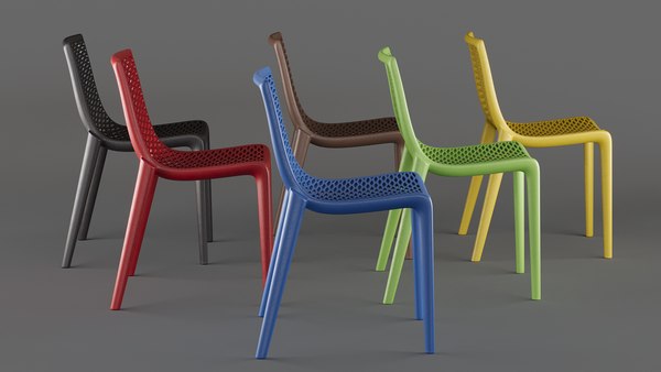 Stacking Dining Chair 3D model - TurboSquid 2003819