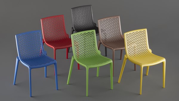 Stacking Dining Chair 3D model - TurboSquid 2003819