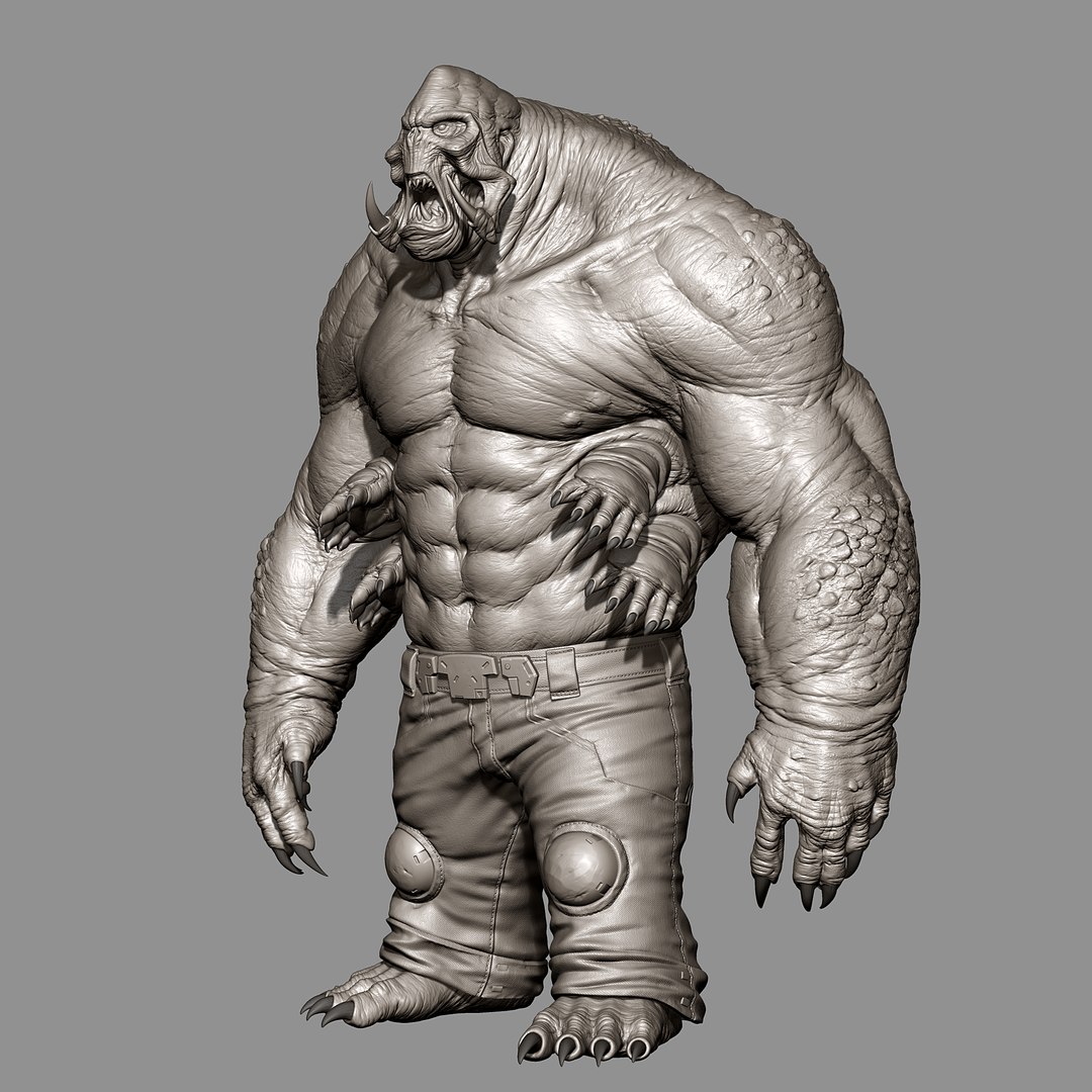 Six Arm Creature Model And Print Kit 3D Model - TurboSquid 2019705
