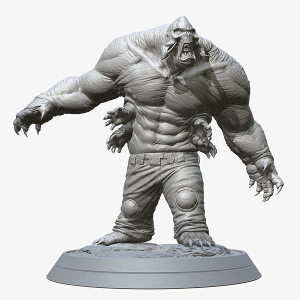 modelo 3d Six Arm Creature model and Print Kit - TurboSquid 2019705