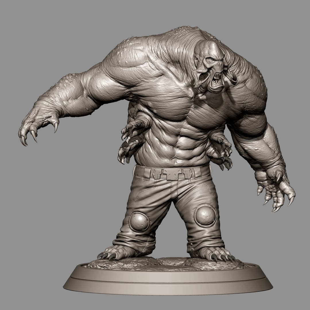 Six Arm Creature Model And Print Kit 3D Model - TurboSquid 2019705