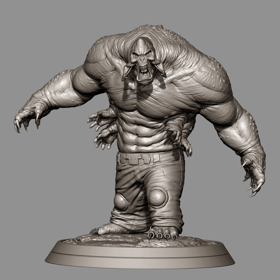 Six Arm Creature Model And Print Kit 3D Model - TurboSquid 2019705