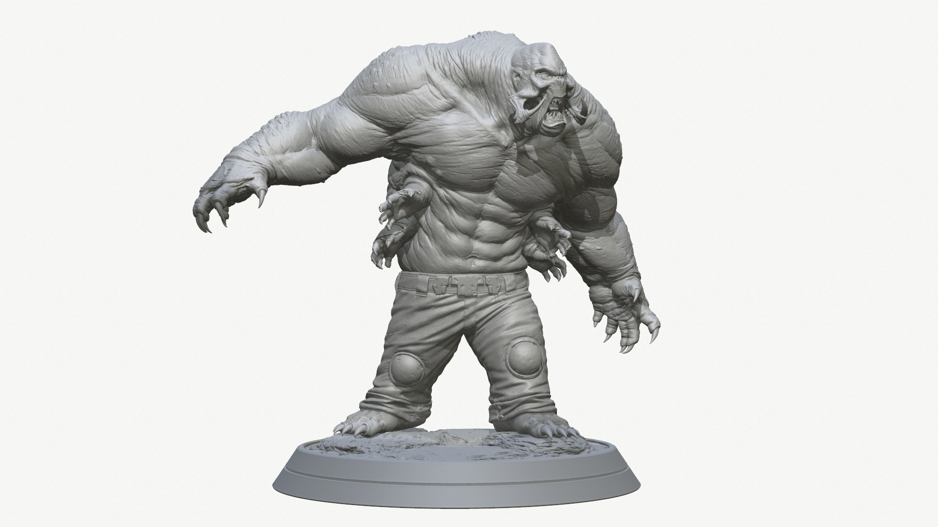 Six Arm Creature Model And Print Kit 3D Model - TurboSquid 2019705