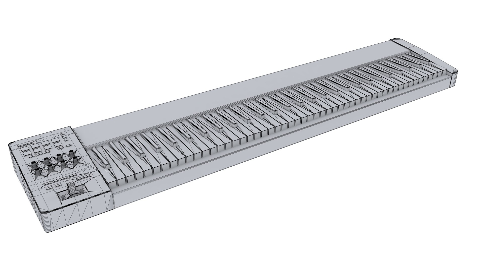 3D Roland Midi Keyboard - TurboSquid 2218122