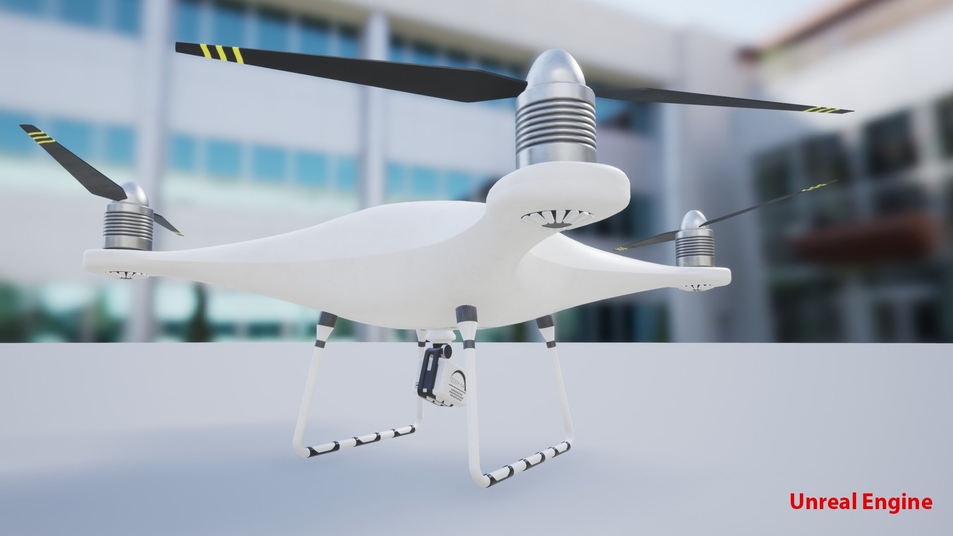 Drone Aircraft Quadcopter 3D Model - TurboSquid 1619781