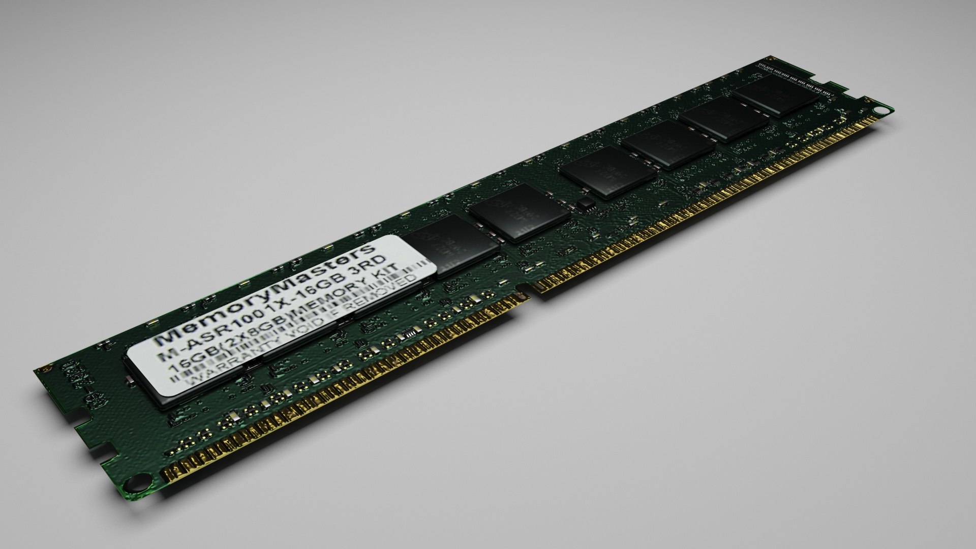 DDR4 SDRAM Memory Module 3D model - TurboSquid 1768632