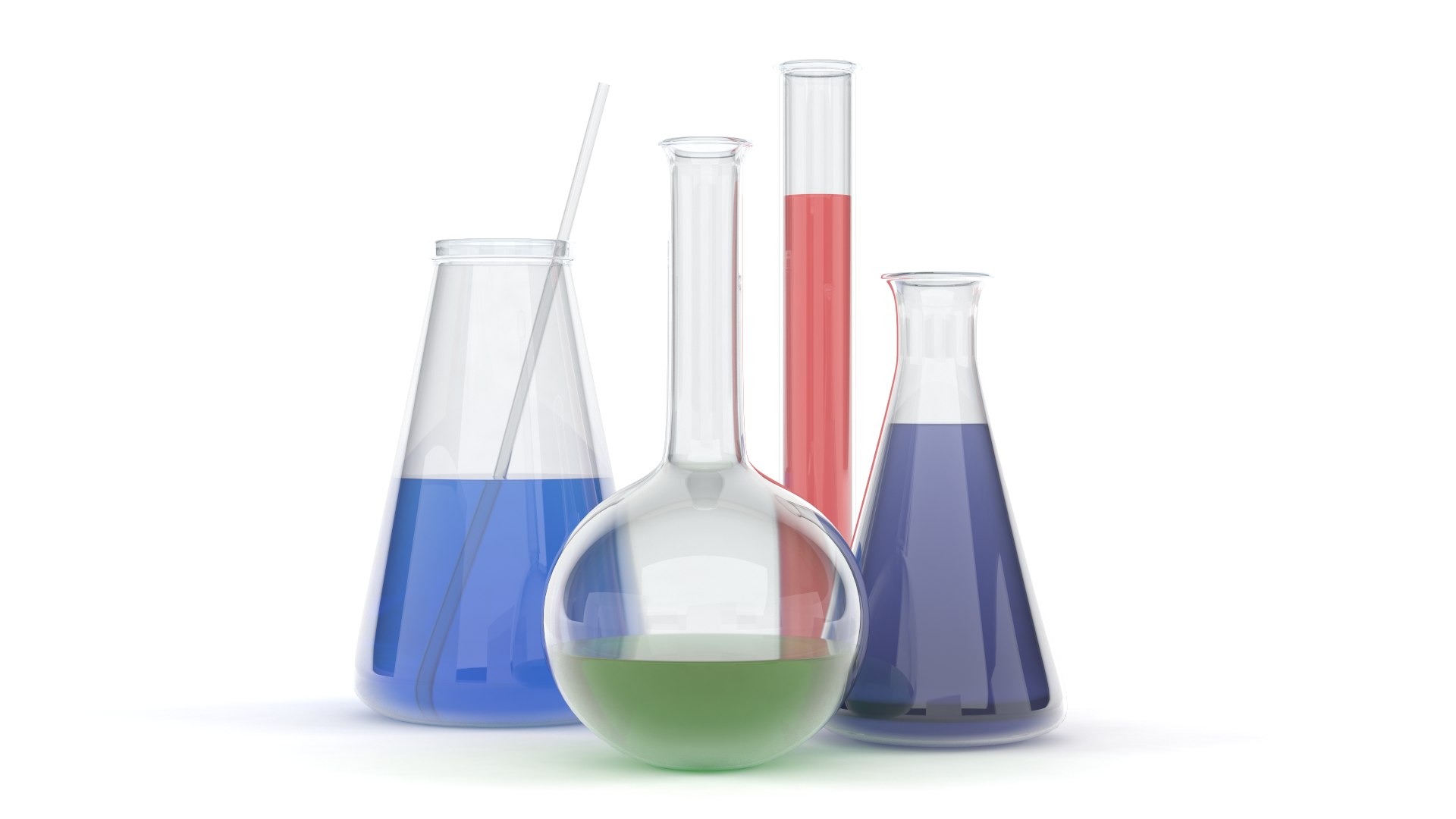 3D Chemical Flasks model - TurboSquid 2174402