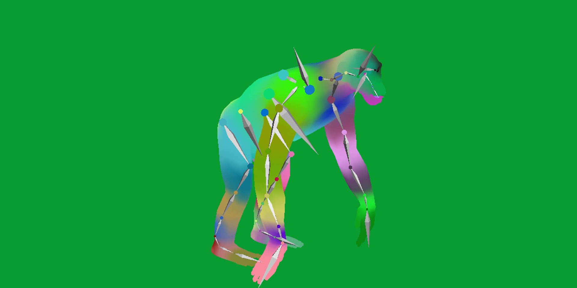 Pygmy Chimpanzee Bonobos Ape Model - TurboSquid 2343959