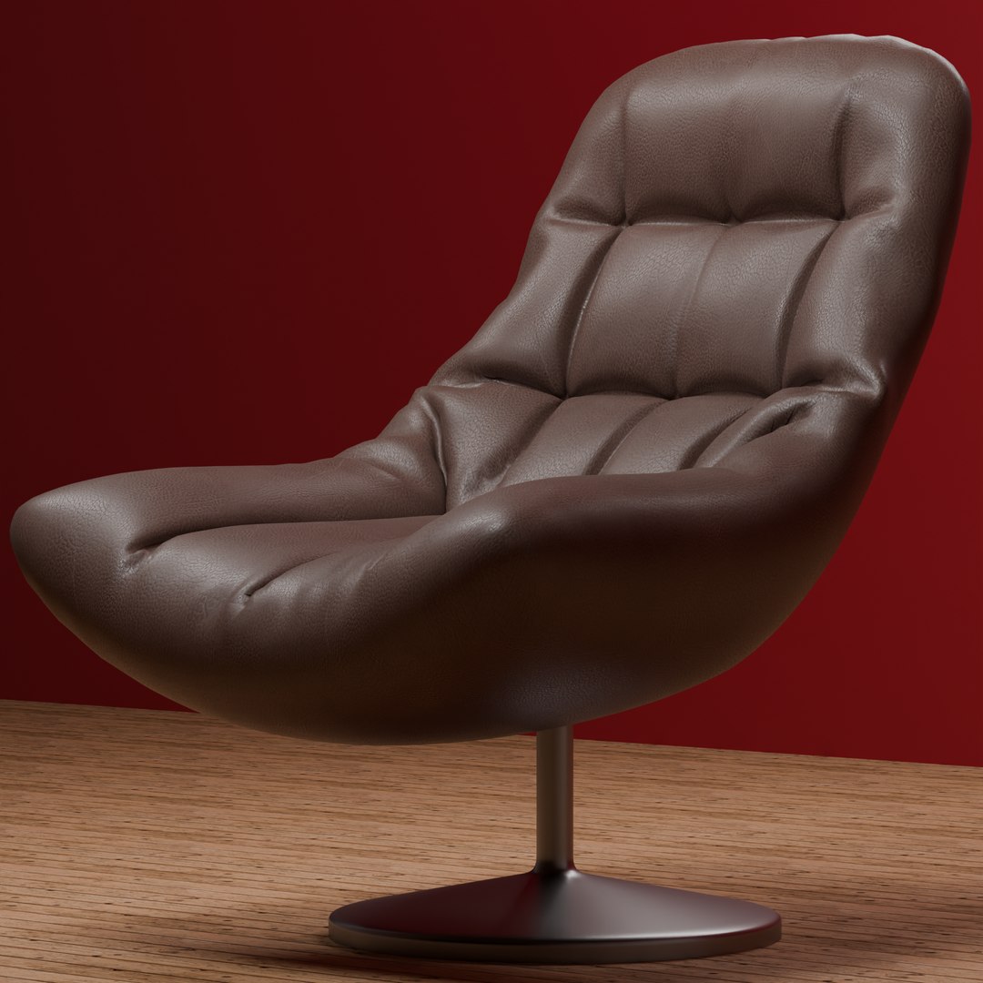 Leather Chair Model - TurboSquid 2282332